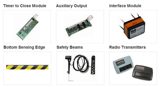 Optional Operator Accessories for Overhead Doors
