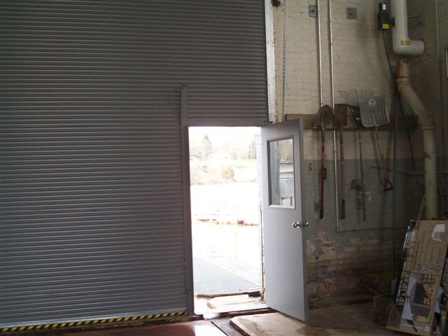 Roll Down Door with Man Door