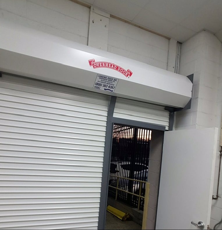 Roll Down Door with Man Door