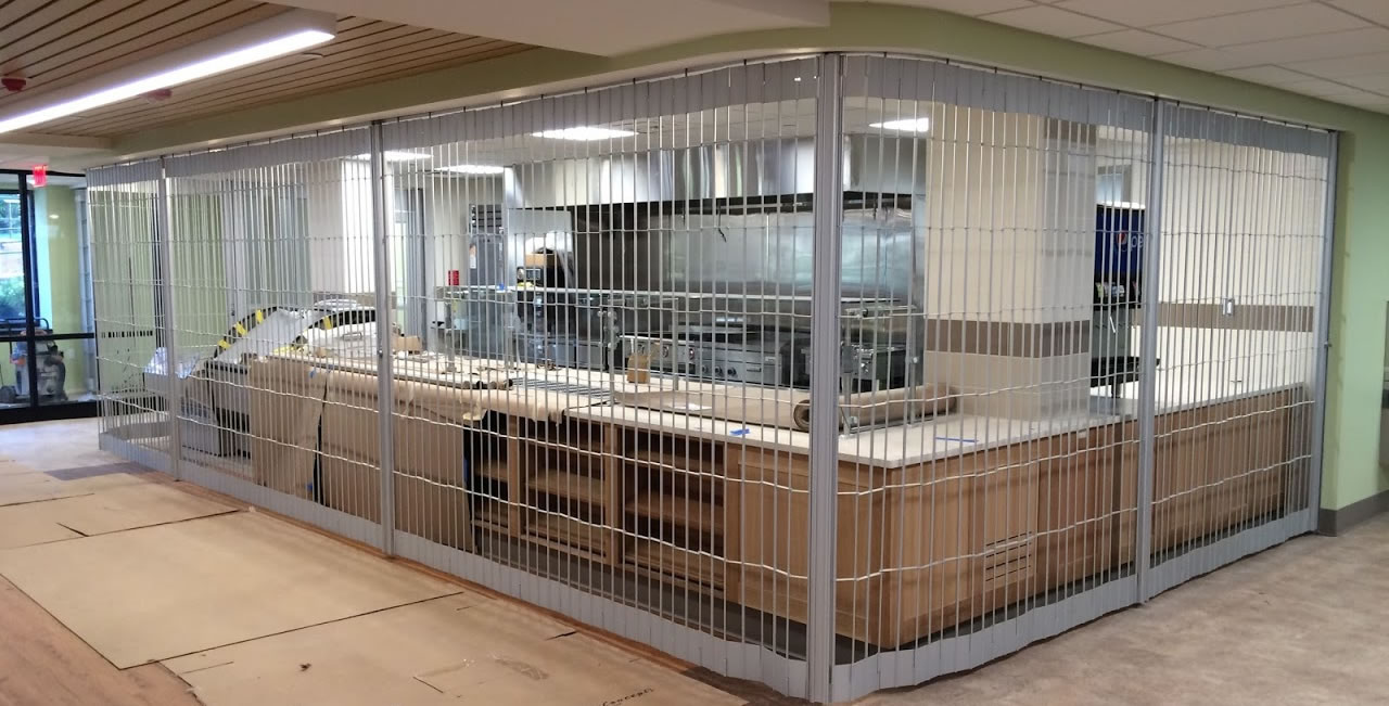 Side-Folding Open Air Security Grilles 683 Series | NYC & NJ Area