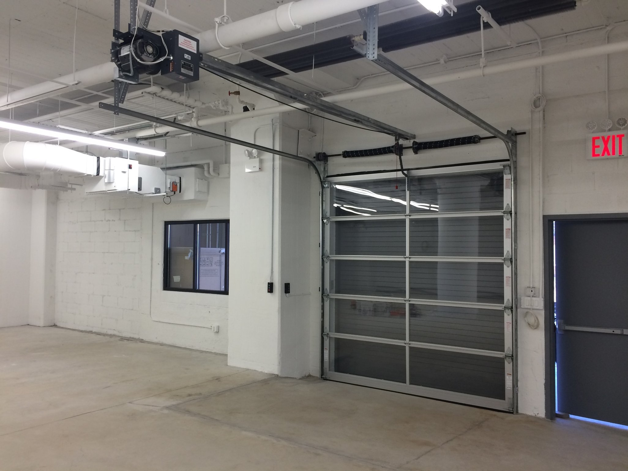 Rolling Steel Door and Sectional Door Combo System