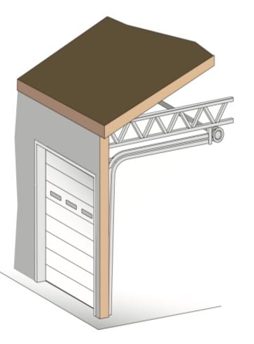 Low Headroom Sectional and Roll-Up Overhead Doors for Tight Spaces