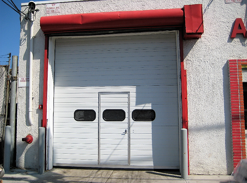 photo gallery sectional doors with pass-through doors