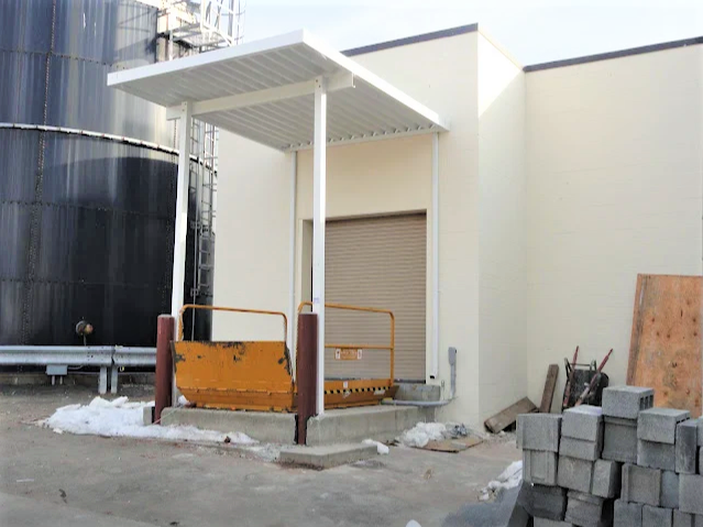 Loading Dock & Man Door Canopies Photo Gallery